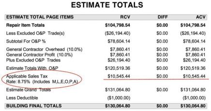 General Contractor Overhead and Profit in First-Party Claims